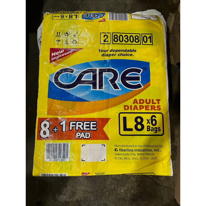 Care Adult Diaper Large by 8 6pcs | Shopee Philippines