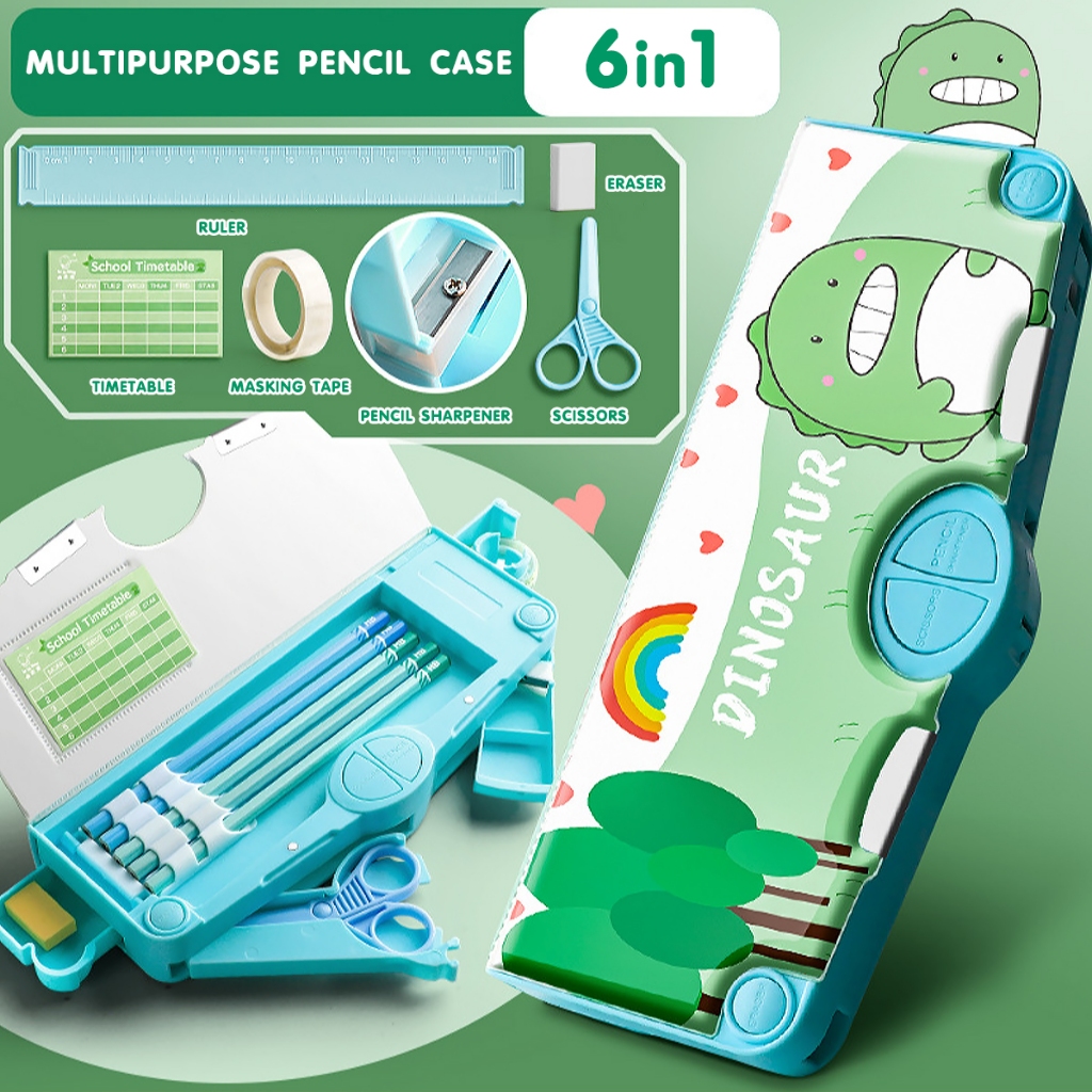 Pencil Box Cartoon Pencil Case Creative Storage Multifunctional ...