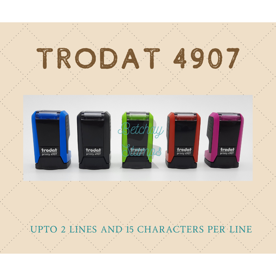 Betchay Stamp Trodat 4907 For CLAIMED, PAID, RECEIVED STAMPS | Shopee ...