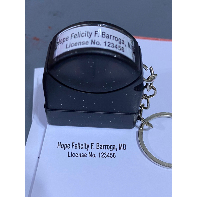 DIGI 10X28MM PERSONALIZED SELF INKING STAMP FREE NAME COD COD | Shopee ...