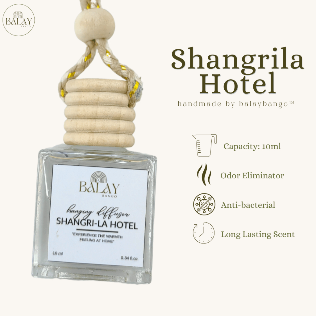 Shangrila Scent Hanging Diffuser Home Car Room Air Freshener Home ...
