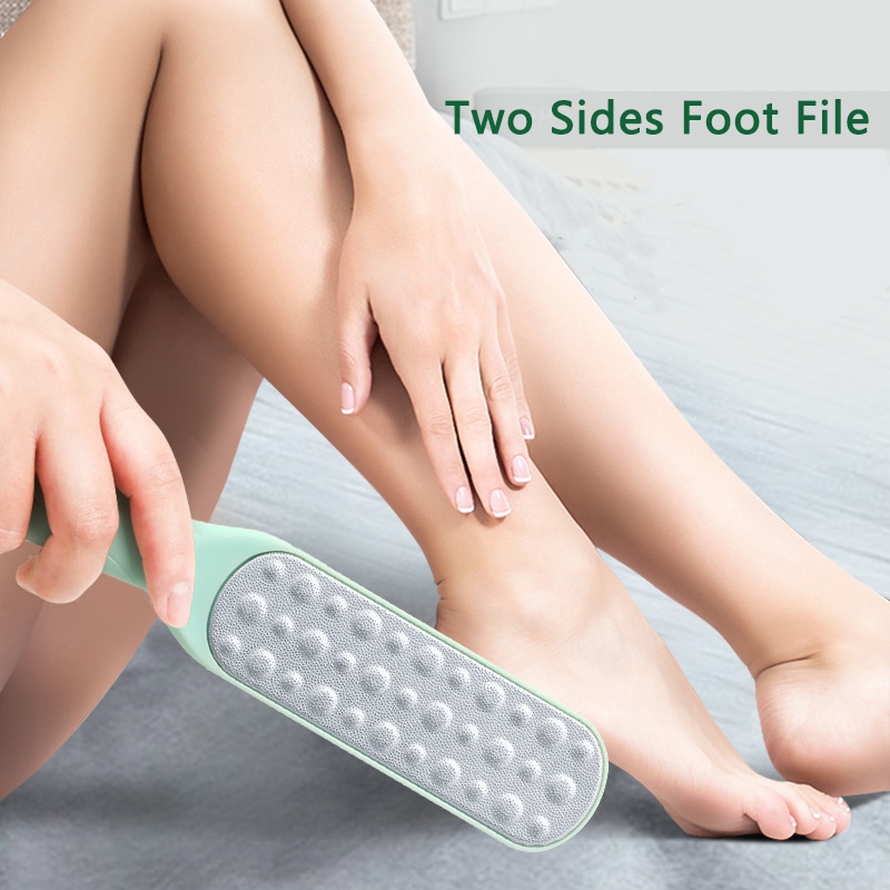 Double Sides Steel Foot File Callus Dead Skin Remover Scrub Feet ...