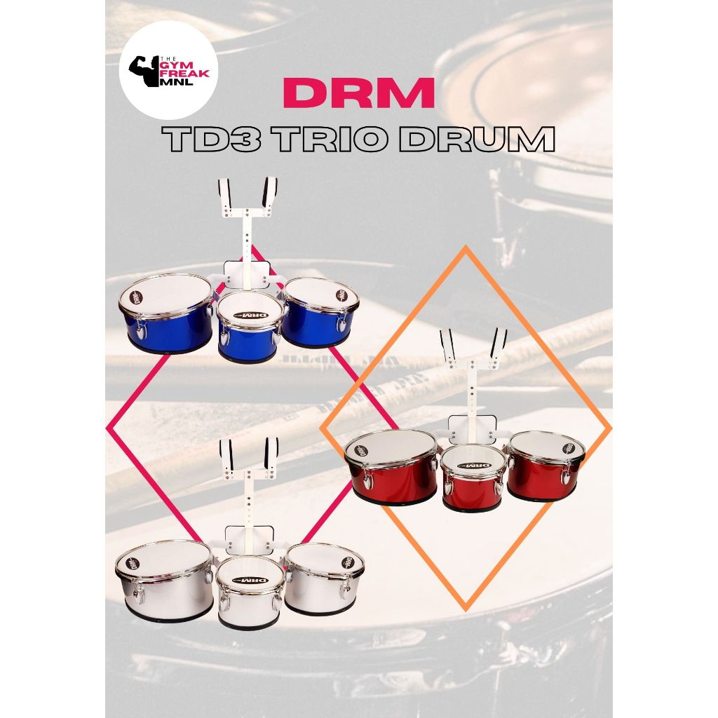 DRM Trio Drum DRM-TD3 | Shopee Philippines
