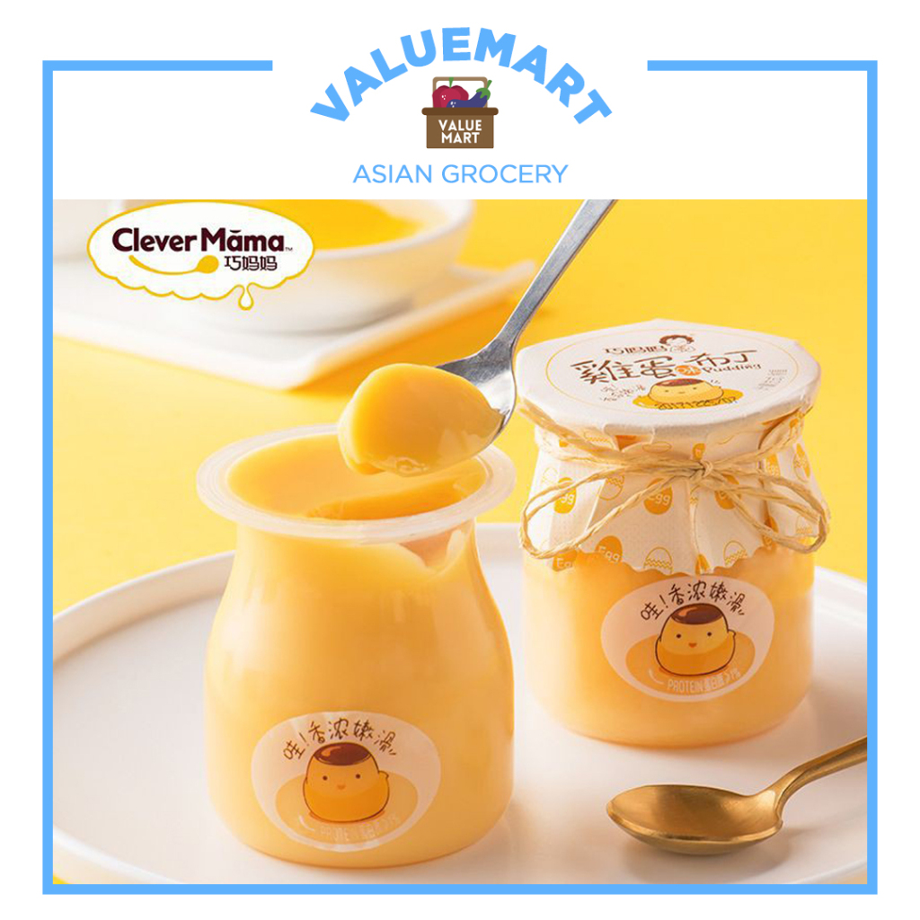 Clever Mama Milky Pudding Snack (Egg Pudding, Yogurt, Milk, Peach ...