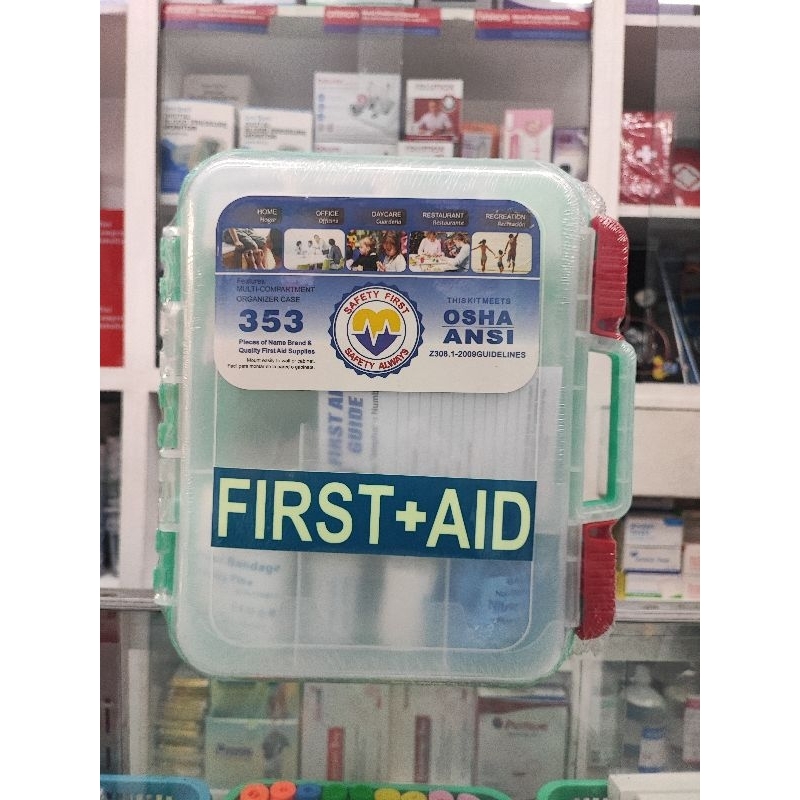 FIRST AID KIT 353 PCS OF NAME BRAND & FIRST AID QUALITY SUPPLIES ...