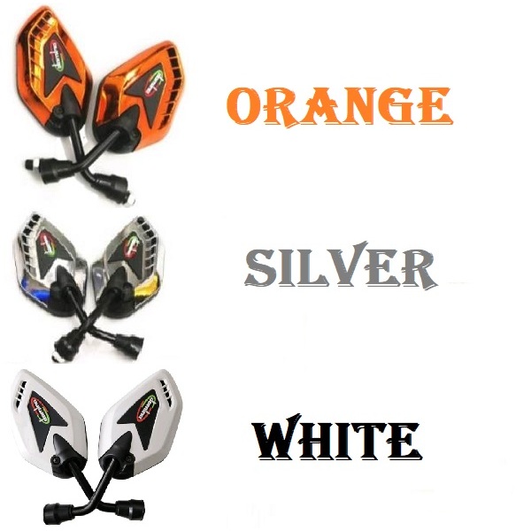 MOTORSTAR EASYRIDE 150 Colored Side Mirror Short Steam 1pair Motorcycle ...