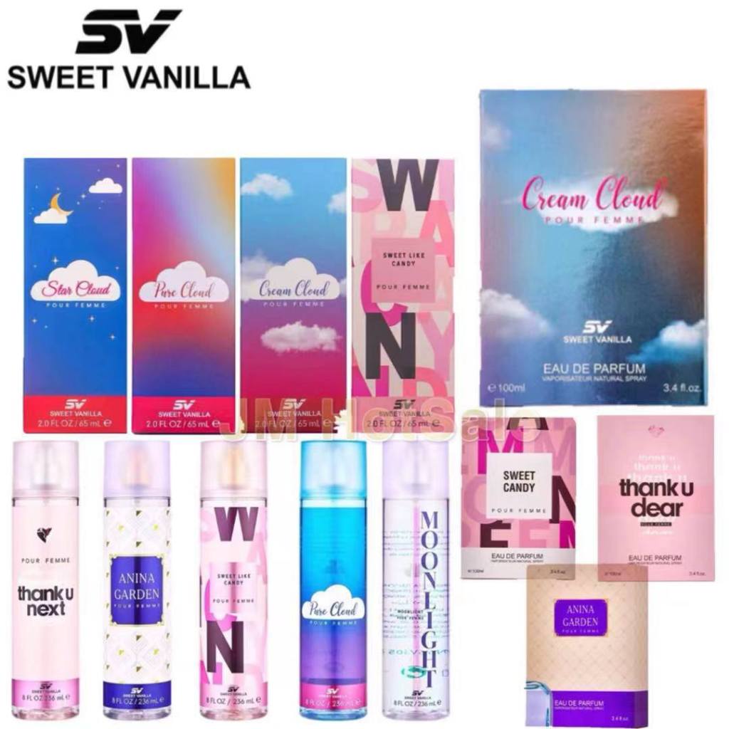 Sweet Vanilla Sweet Candy/Pure Cloud/MoonLight POUR FEMME Fragrance ...