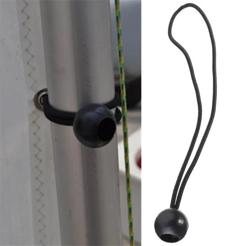 20 cm Camping Tent Pole Lock Ball Bungee Cord Tarp Elastic Tent Rope ...