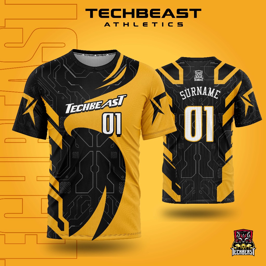 Airstrike Mecha T-shirt Full Sublimation Jersey Techbeast ( CUSTOM NAME + NUMBER ) | Shopee ...