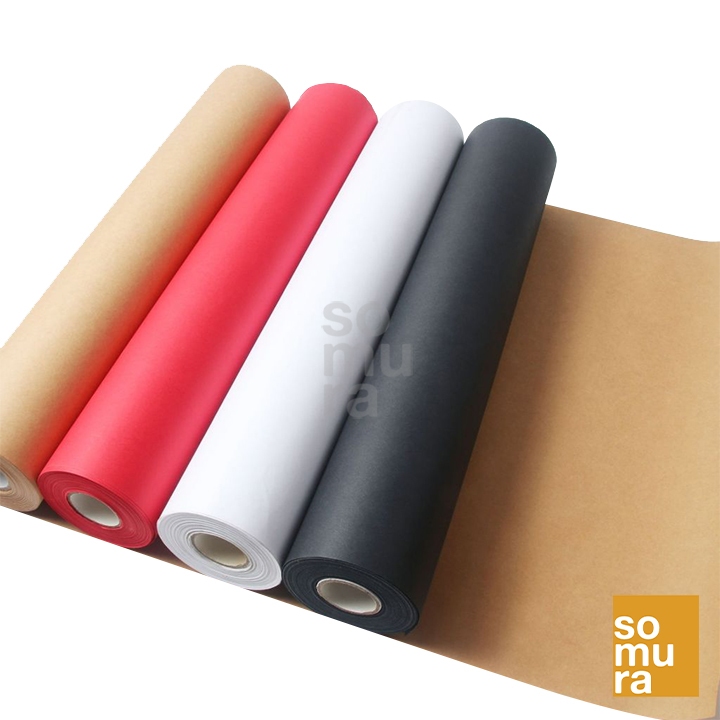 30M White/Kraft Paper Roll Wrapper (CL000049) | Shopee Philippines