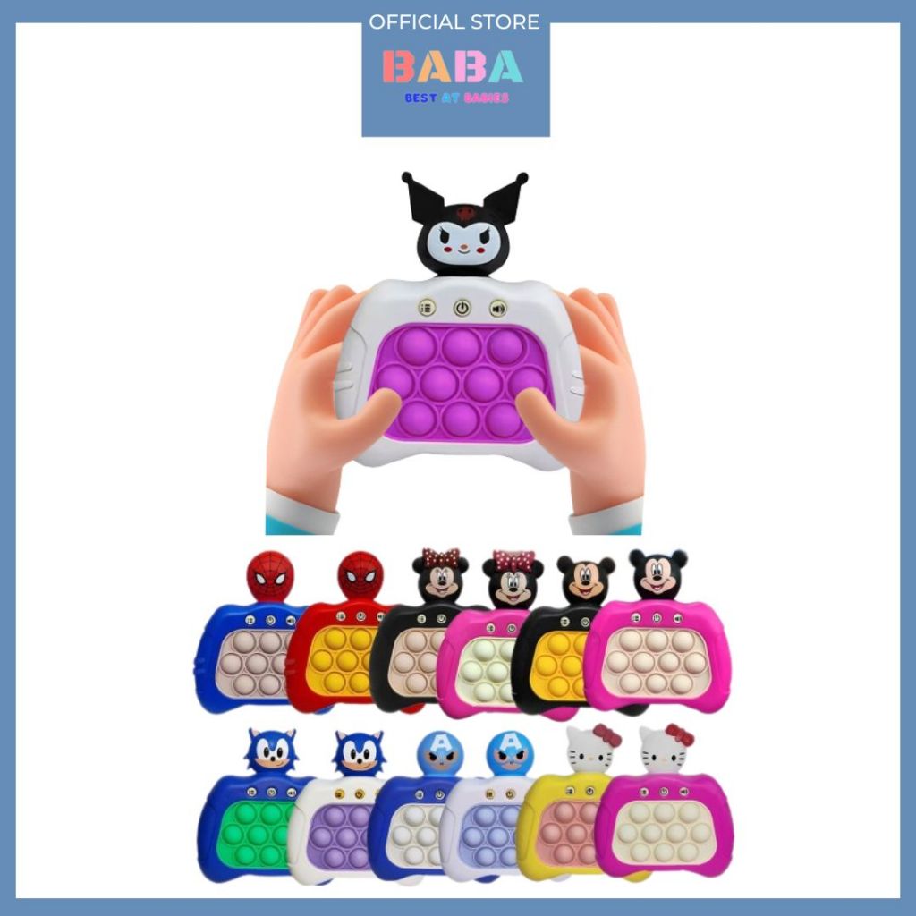 BABA Pop Quick Push Bubbles Game Machine Toys For Girl Toys For Boy Pop ...