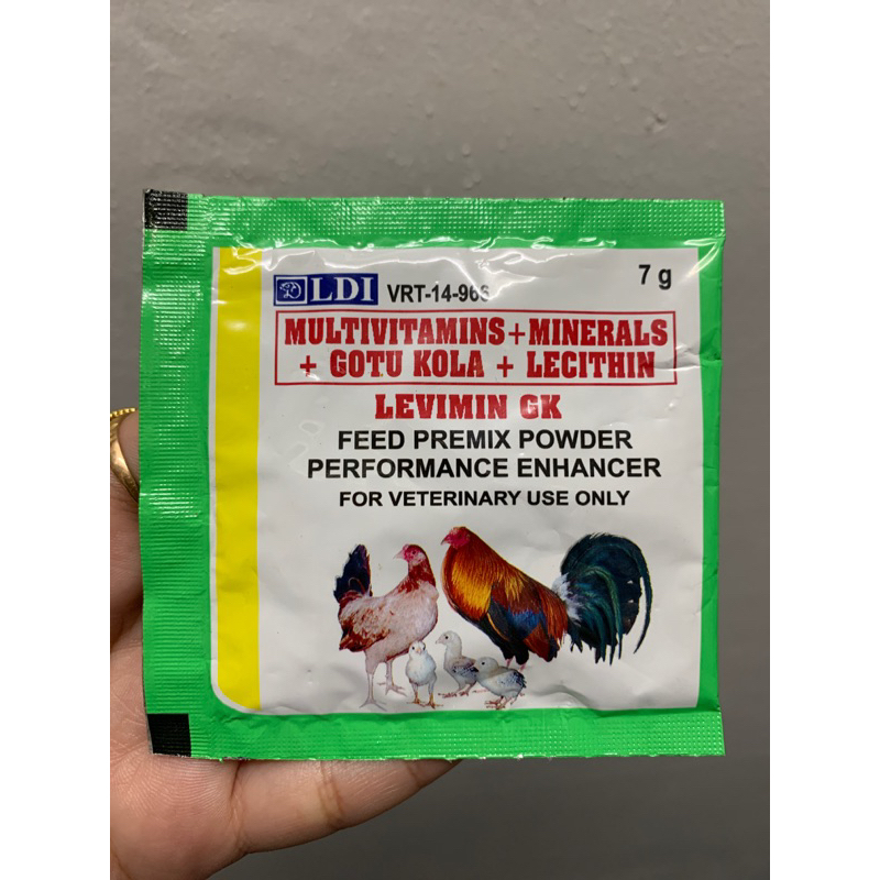 LEVIMIN GK MULTIVITAMINS FOR GAMEFOWL 7GRAMS (1 SACHET) | Shopee ...