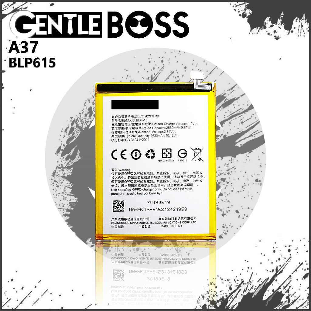 Original Battery for Oppo A37 BLP615 with Free Tools | Shopee Philippines