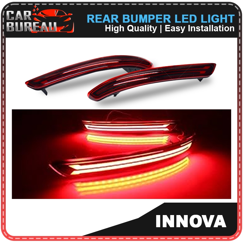 Toyota Innova 2016 - 2020 Rear Bumper Reflector Light / RBL | Shopee ...