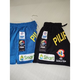 GILAS PILIPINAS Mesh Short for Men Air-Cooled Double Fabric Basketball ...