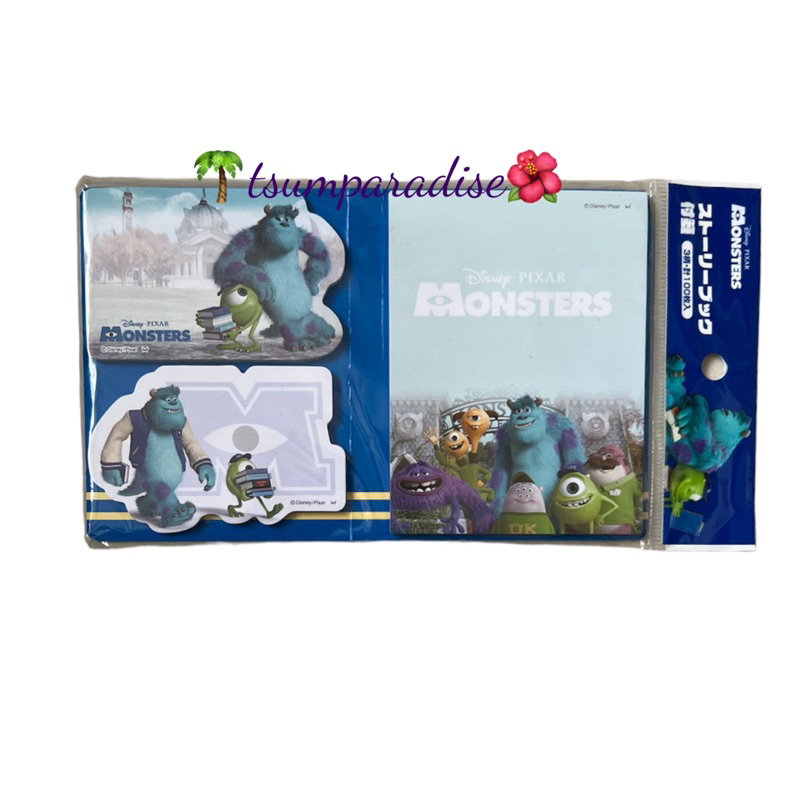 Disney Pixar Monsters Mike Sulley Sticky Notes Booklet 100 pcs | Shopee ...