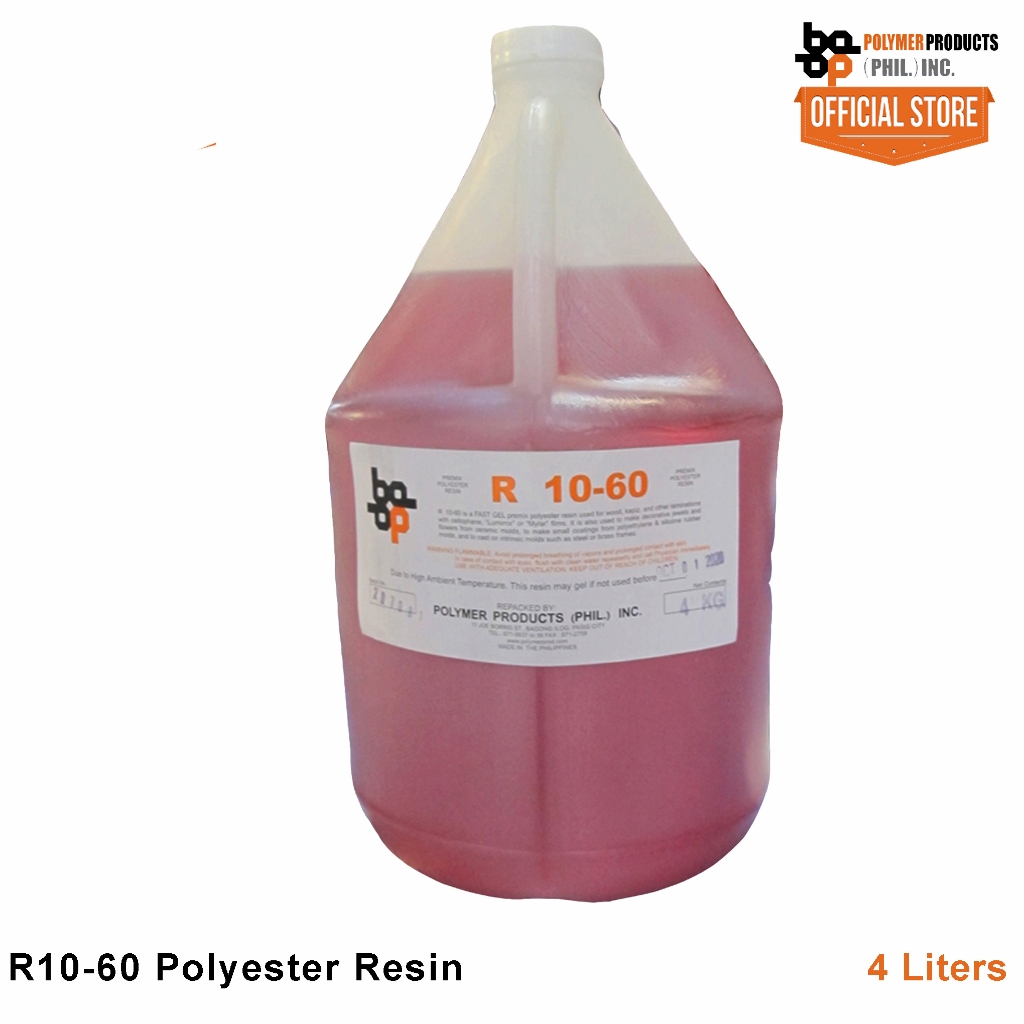 Polymer R10-60 Polyester Resin 4LT | Shopee Philippines