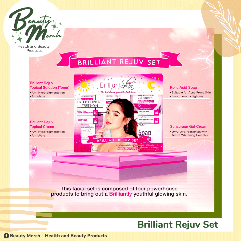 Authentic Brilliant Rejuv. Whitening Set (New packaging) with cpr New ...