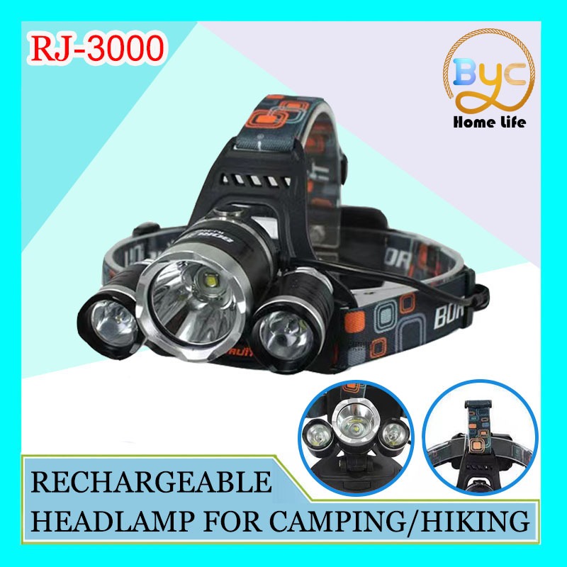 BYC Boruit RJ-3000 4000Lm Cree 3XM-L T6 LED Headlamp Headlight for ...