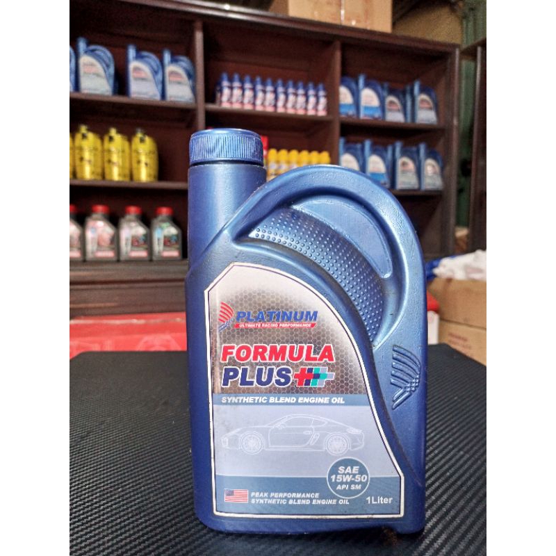 PLATINUM FORMULA PLUS 1LITER 15W--50 (SYNTHETIC BLEND) (GASOLINE ENGINE ...