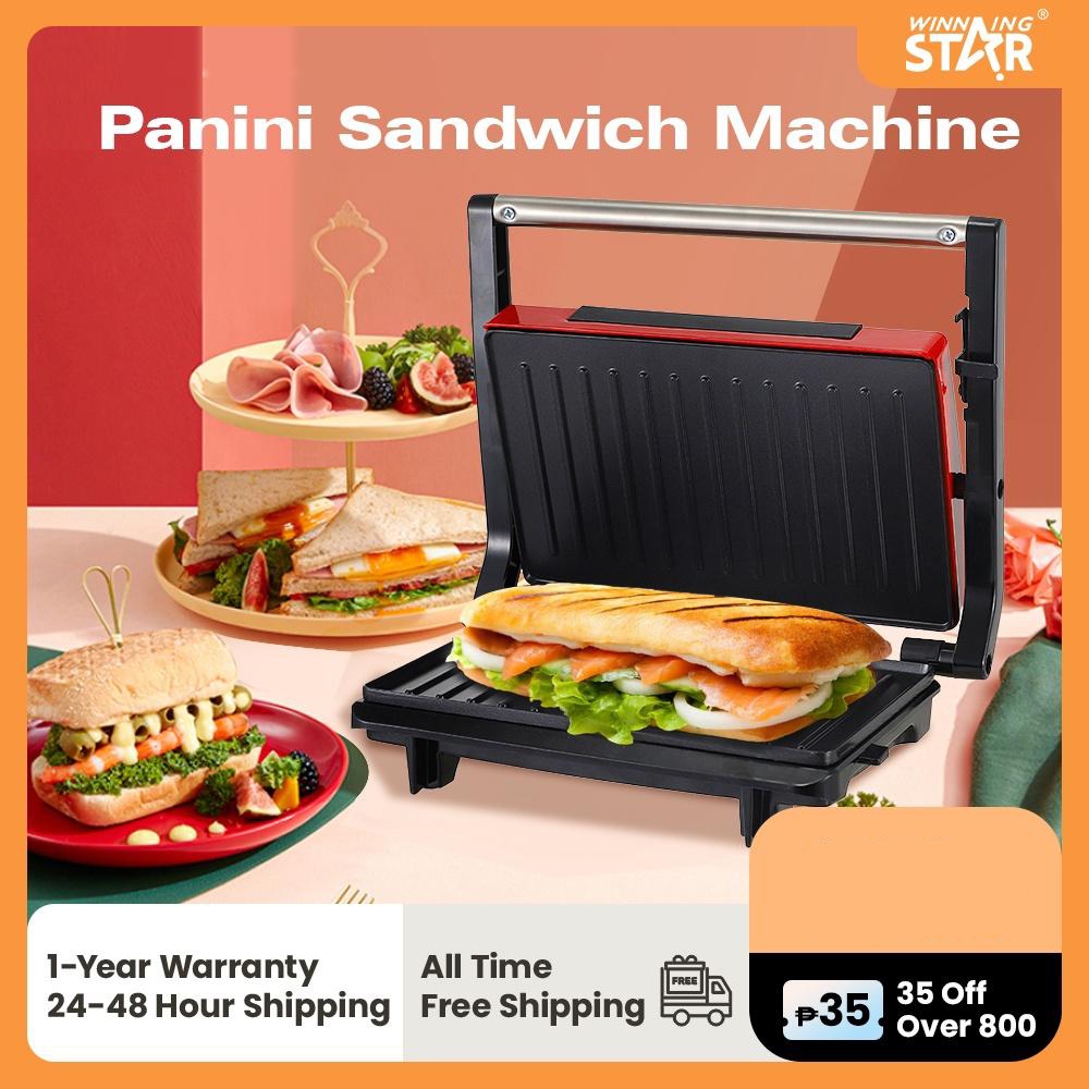 Winning Star Sandwich Maker Waffle Maker, Waffle Iron Power Panini ...