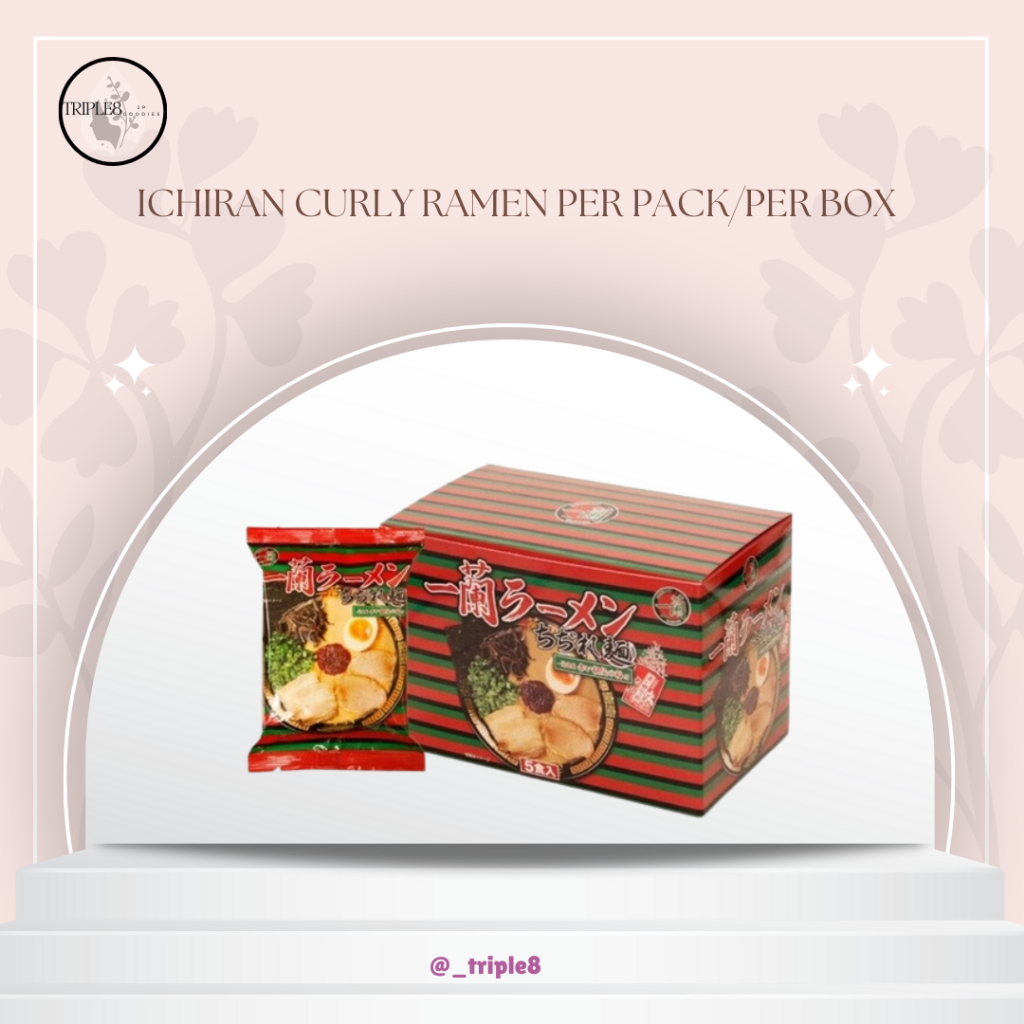 Ichiran Curly Ramen Per Pack/Per Box | Shopee Philippines