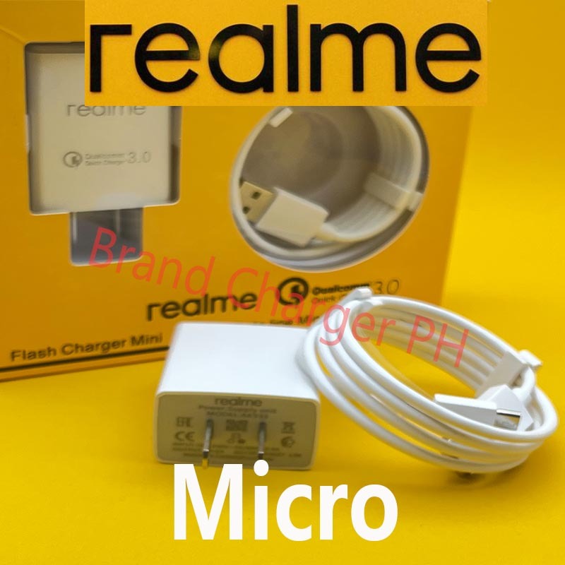 Realm Charger Original Fast Charger 25W Micro Usb/Cable 2IN1 Adapter ...