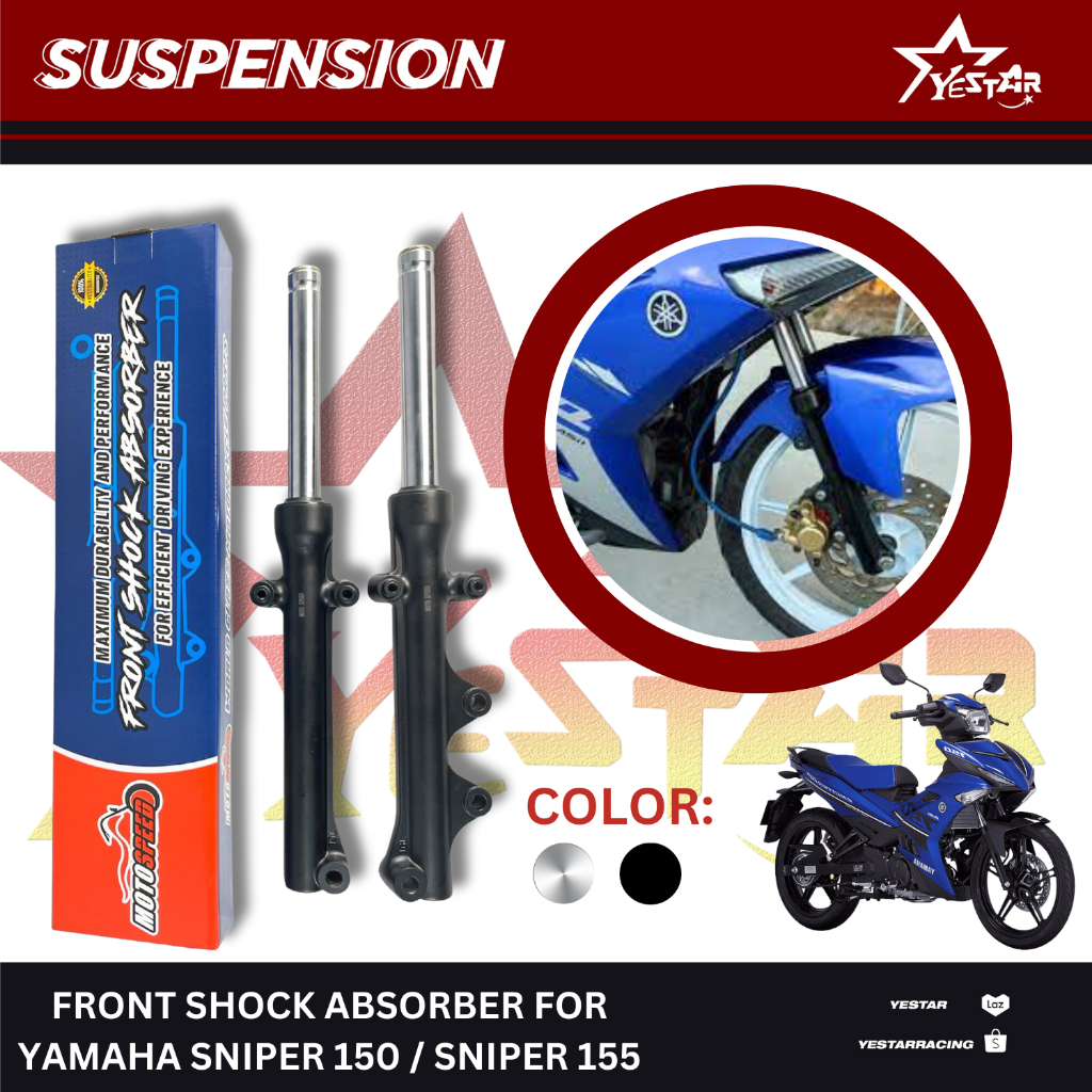Yestar Front shock absorber for YAMAHA SNIPER 150 / SNIPER 155 ...