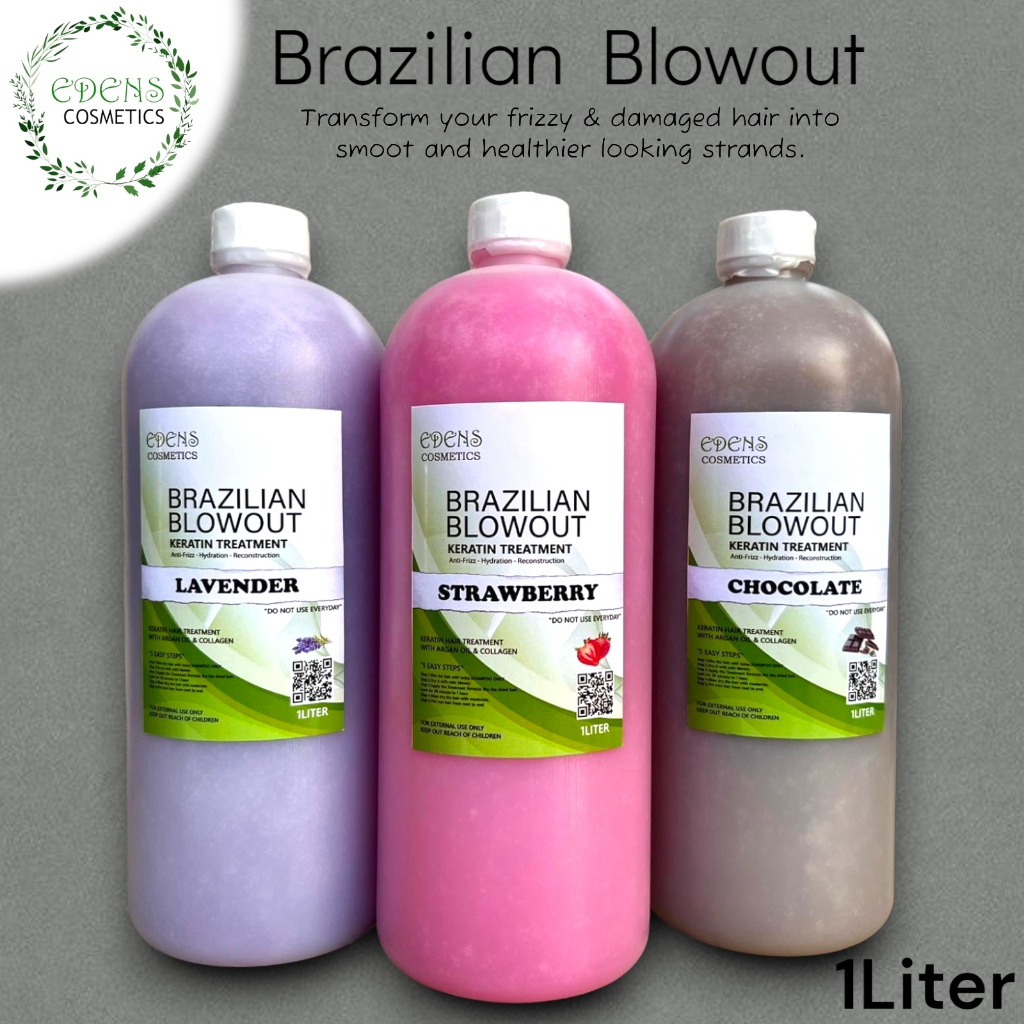 【EDENS】 1 Liter BRAZILIAN BLOWOUT Hair Treatment | Shopee Philippines