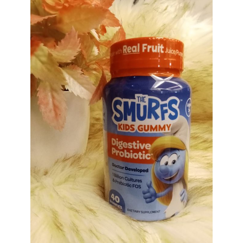 The Smurfs kids gummy digestive Probiotics | Shopee Philippines
