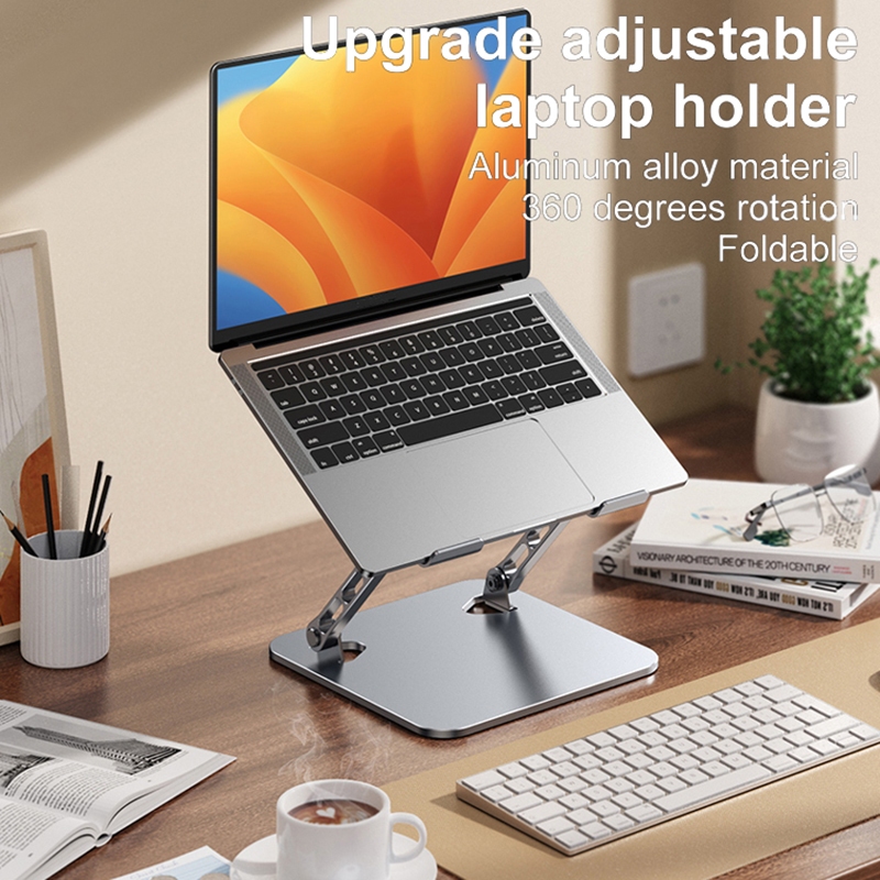 Adjustable Aluminium Free Standing Support Portable Folding Laptop ...