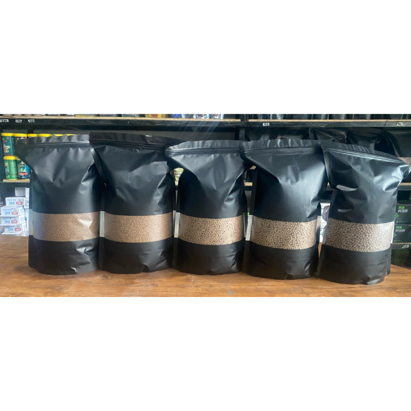 Tateh Surfer fish food 1kg aqua feed floating pre starter zero grower ...