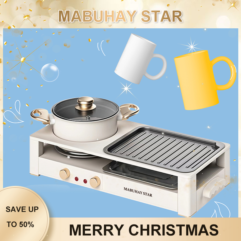 MABUHAY STAR MULTIFUNCTIONAL DOUBLE-LAYER OVEN/BBQ/HOT POT/FRYING/QUICK ...