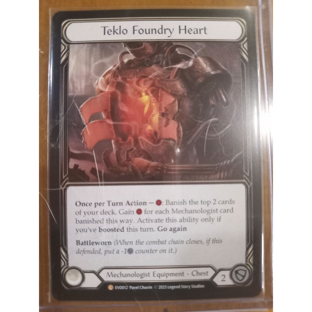 FAB Teklo Foundry Heart Legendary Mechanologist Chest Equipment Flesh ...
