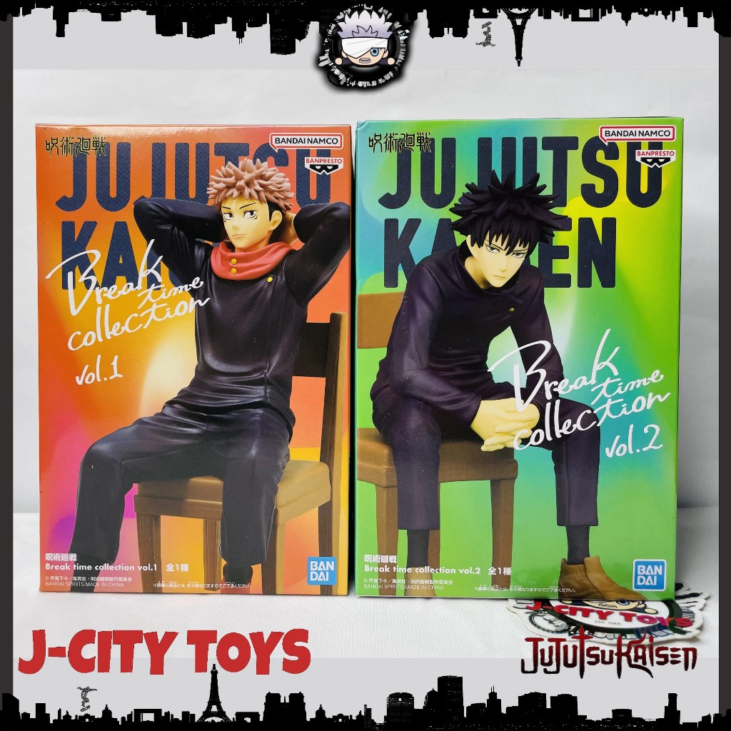 Jujutsu kaisen Break Time Collection Figure Yuji Megumi Banpresto ...