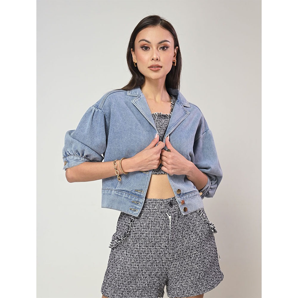 Terrain Ken Denim Jacket (Blue Dnm) | Shopee Philippines