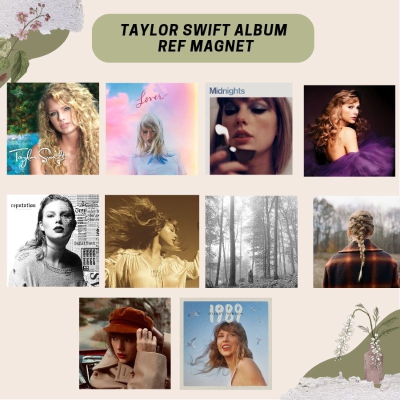 Taylor Swift Album Ref Magnet | Shopee Philippines
