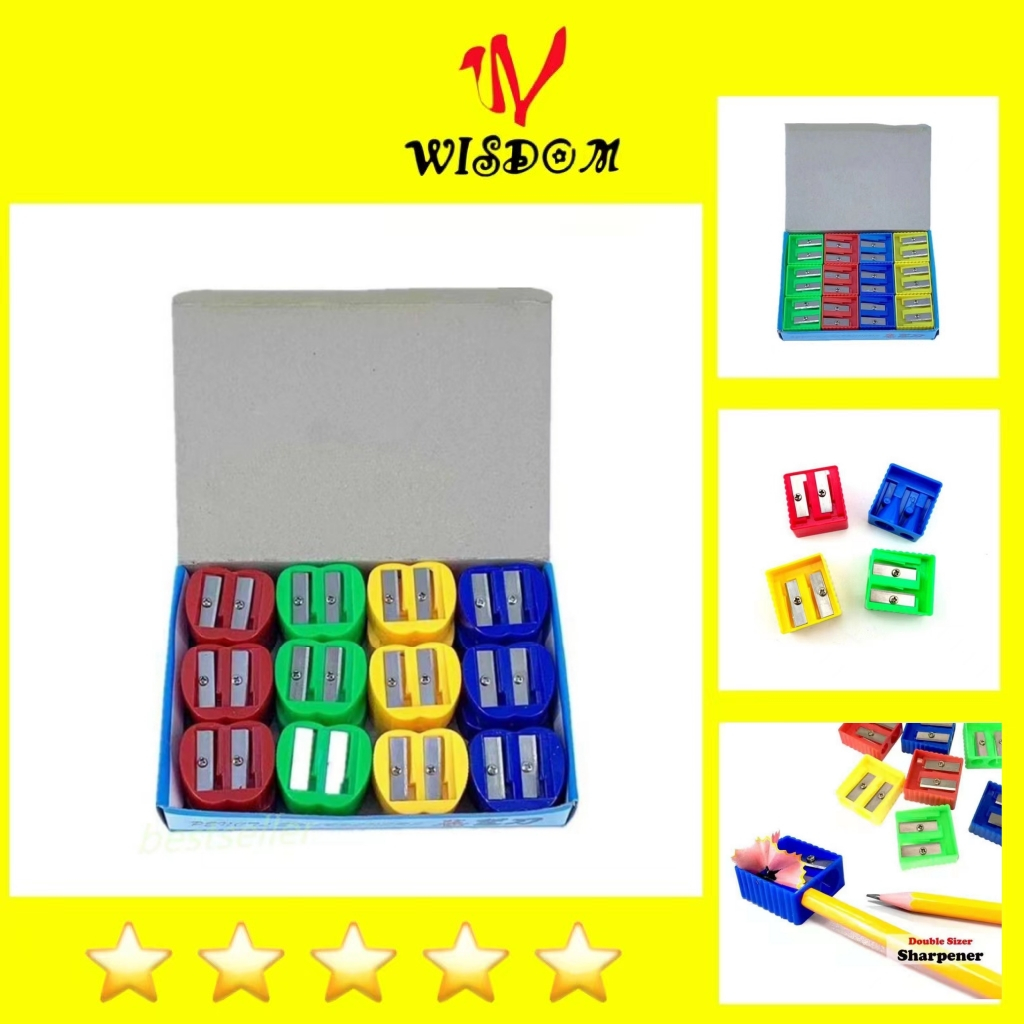 WISDOM 828 double hole sharpener 24pcs SCHOOL SUPPLIES/GIVEAWAYS ...