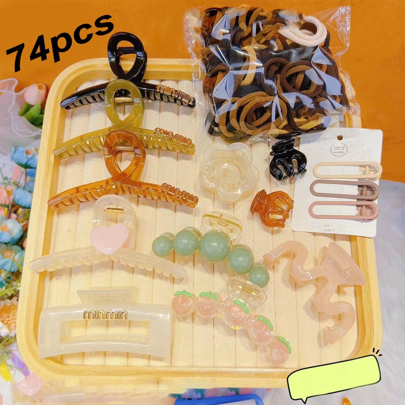 UNIHEART Hair Clips Hair Clamps Ponytail in Assorted Designs | Shopee ...