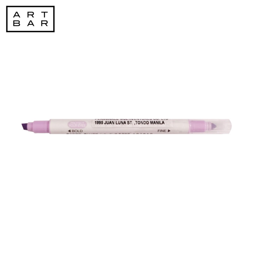 Twin Tip Highlighter, Violet - Art Bar | Shopee Philippines