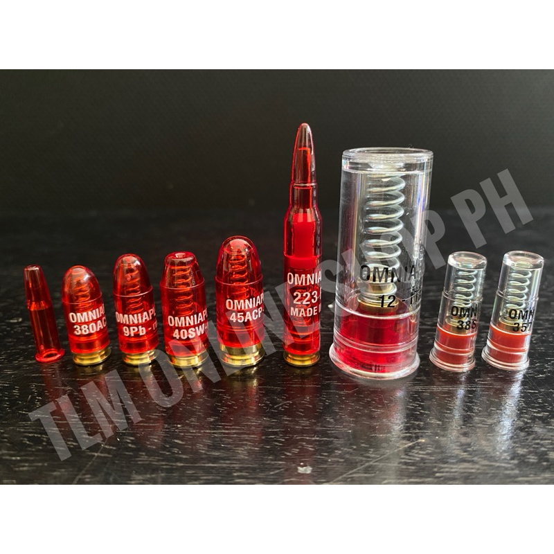 SNAP CAPS/DUMMY/PRACTICE Rounds-.22LR/.380/9mm/.40/45.38spl/.357/12ga ...