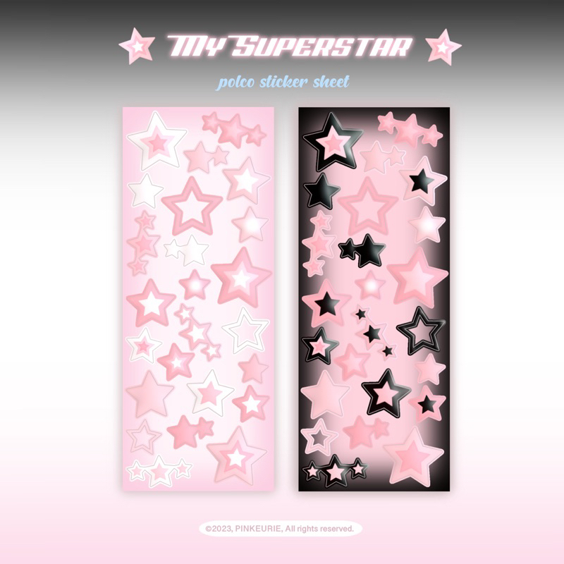 My Superstar Deco Sticker Sheet For Toploader, Journal, Organizers ...