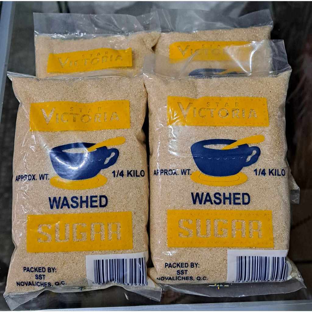 Washed Sugar (Star Victoria) 1/4 kilo x 4 packs | Shopee Philippines