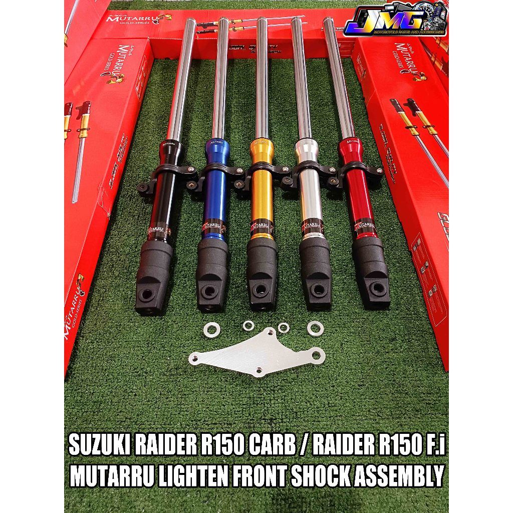 SUZUKI RAIDER R150 CARB / SUZUKI RAIDER R150 F.i MUTARRU LIGHTEN FRONT SHOCK ASSEMBLY | Shopee ...