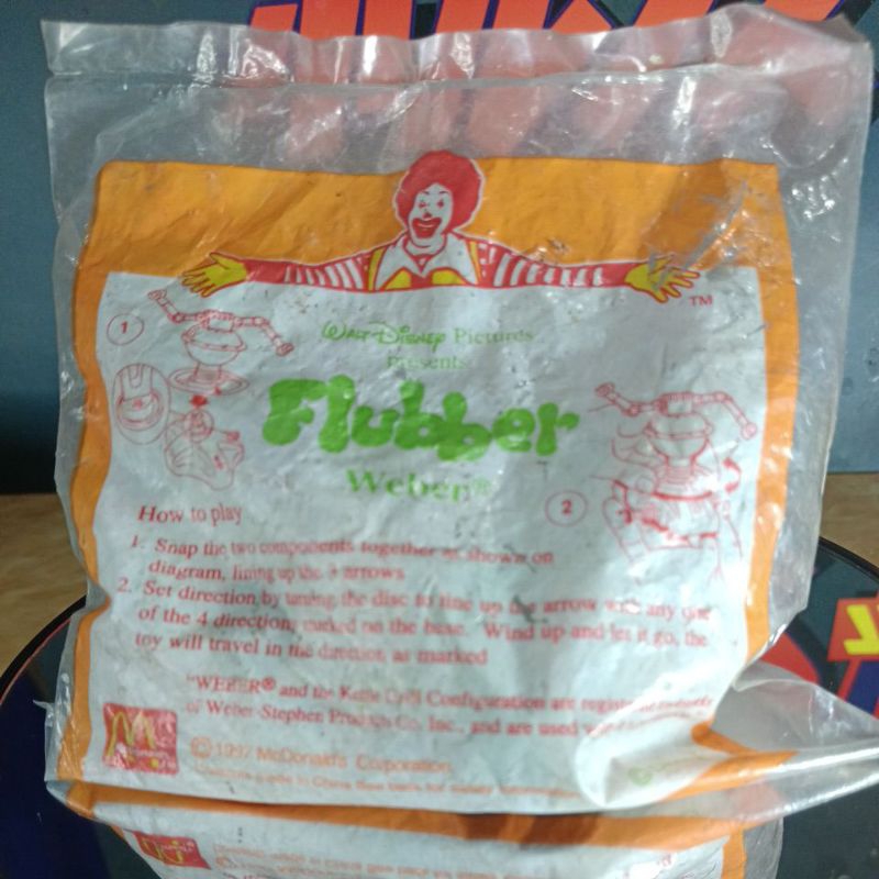 Rare Vintage Mcdo Happy Meal McDonald's 1997 Flubber Webber | Shopee ...