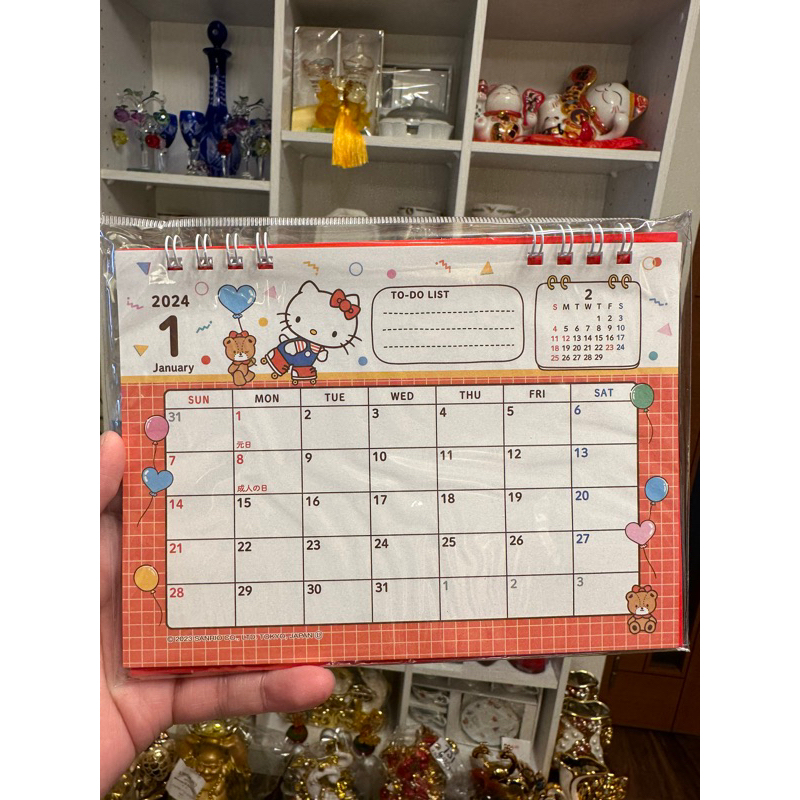 DESK CALENDAR 2024(DAISO) | Shopee Philippines