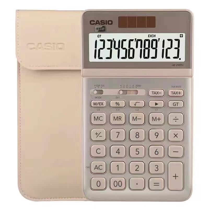 Original CASIO JW 200SC Calculator 12-Digit Junior High School Senior ...