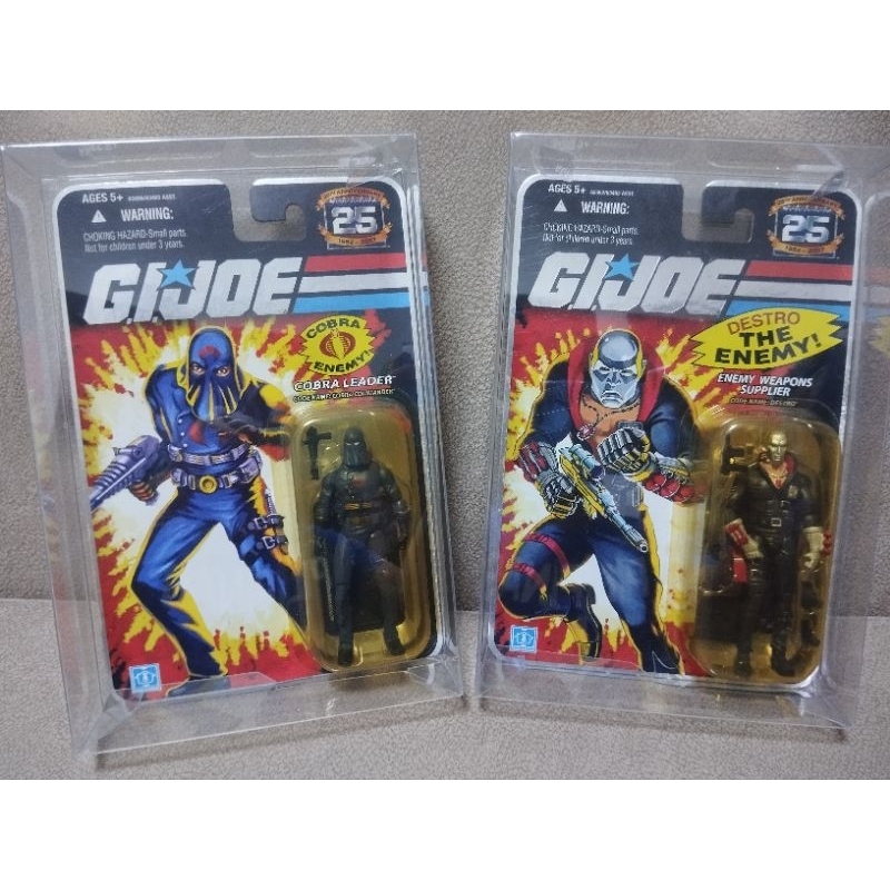 [BUNDLE] G.I JOE Destro & Cobra Commander (Hoodded version) 25th ...
