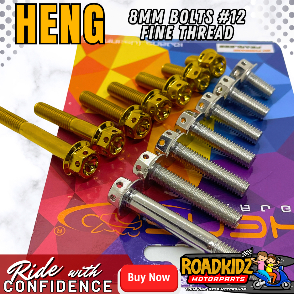 HENG BOLTS FLOWER TYPE M8 and M10 FLOWER | Shopee Philippines