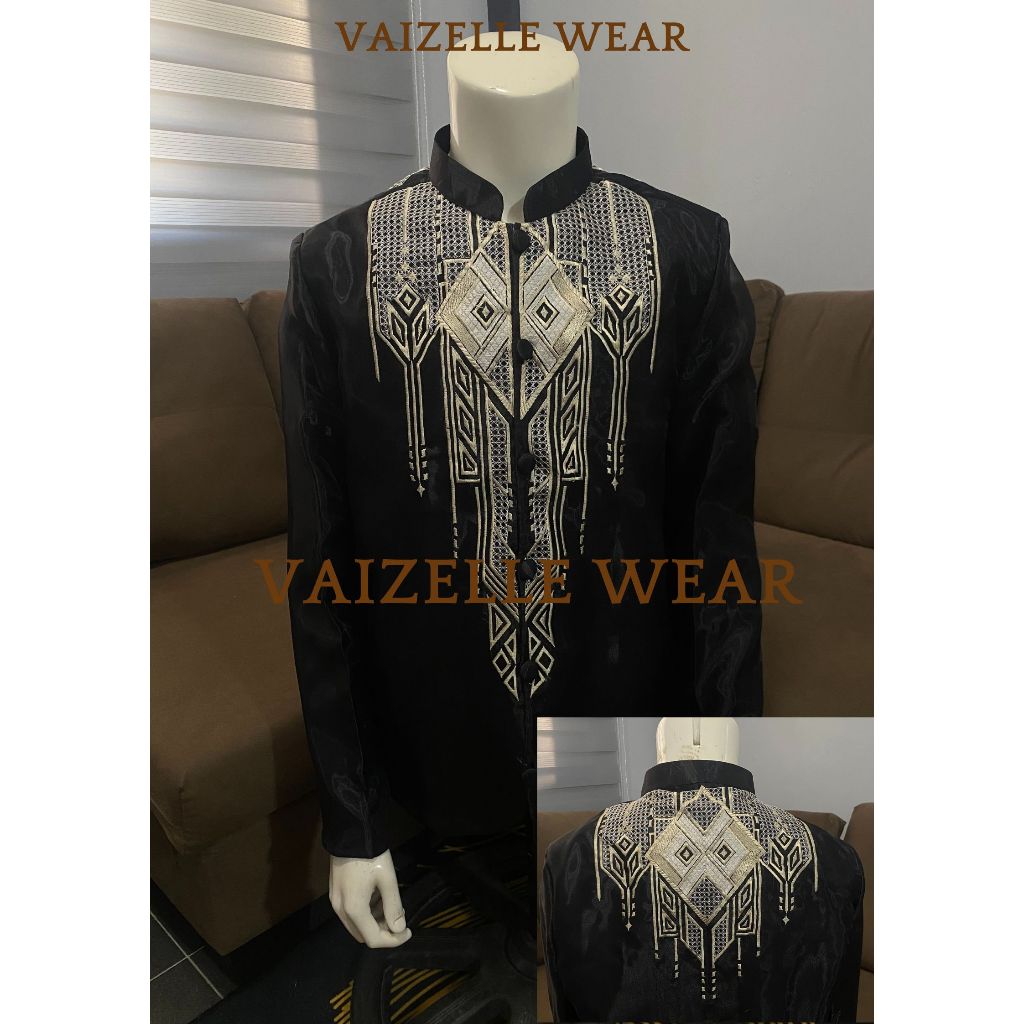 Coat Barong Organza Fabric with design sa Likod Makapal ang burda ...